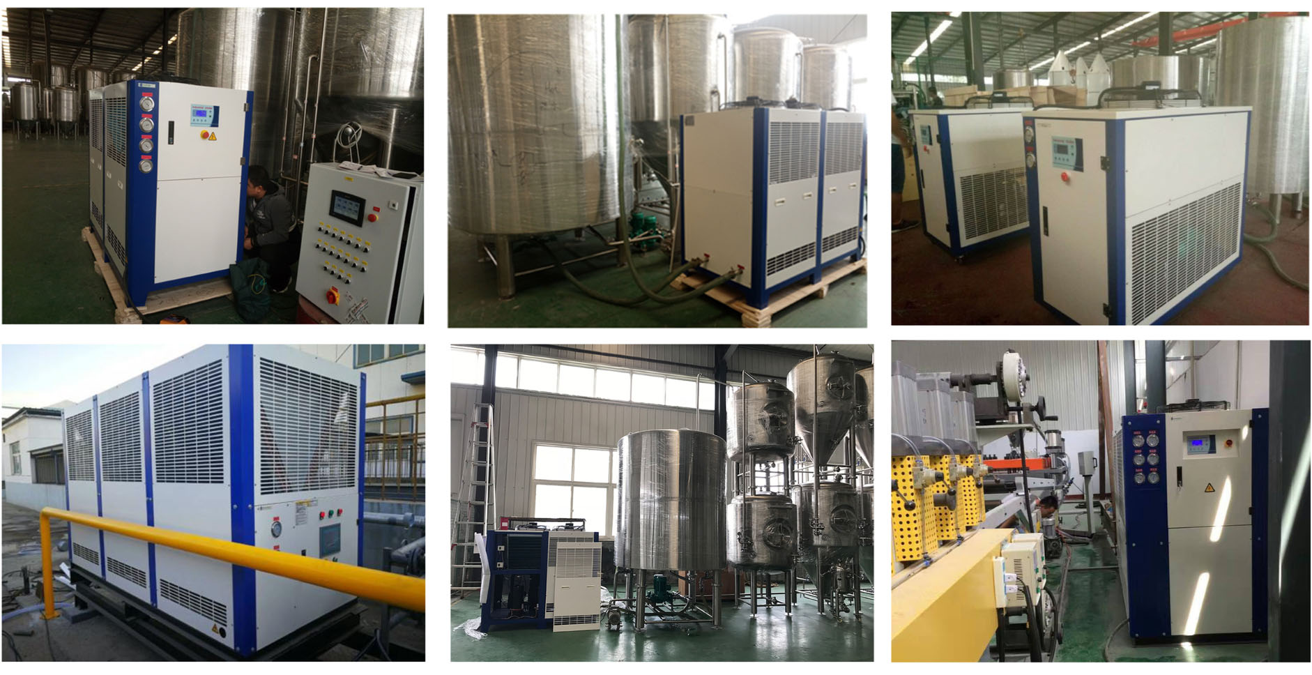 Plastic Processing Air Cooled Chiller Industrial Water Chiller With ...