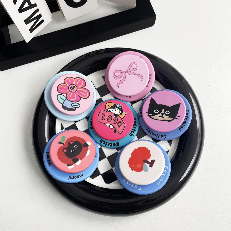 Cute Cartoon Animal Magnetic Phone Grip Stand, Retractable Airbag Phone ...