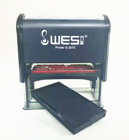 WES Self Inking Oval Stamp SE-3045 - Notary Public Office Seal for ...
