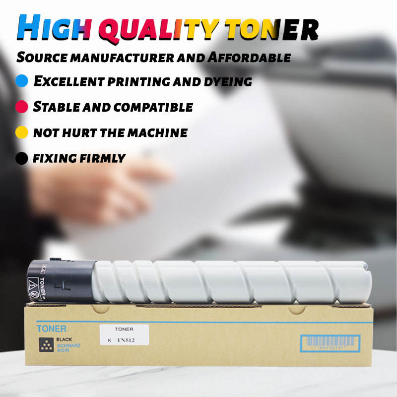 TN512 Toner Cartridges for Konica Minolta Compatible Bizhub C454 554 ...