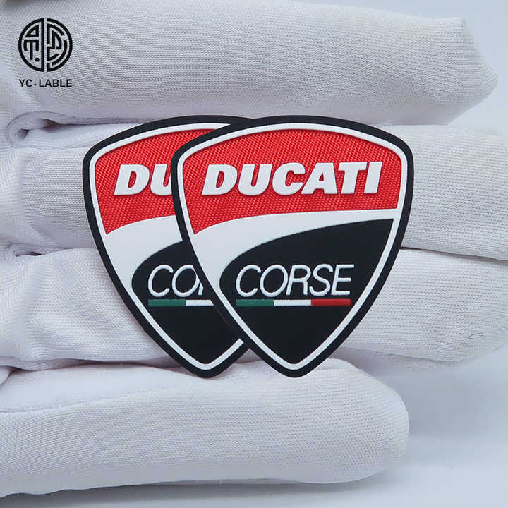Custom Luxury Brand Men's Clothing Patch Personalized Silicone Rubber ...