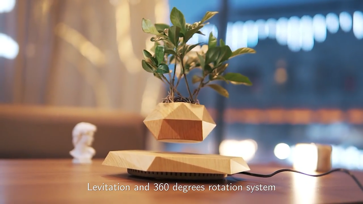 Magnetic Levitating Plant Pot - Floating Flowerpot Decor