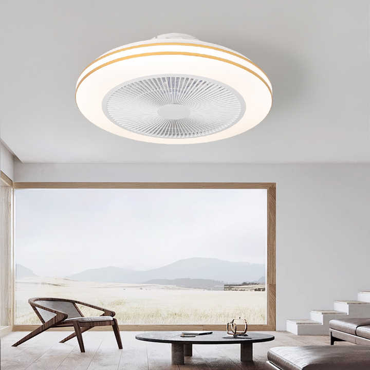 Modern DC Smart Bldc LED Light Noiseless Bedroom Flush Mount Ceiling ...