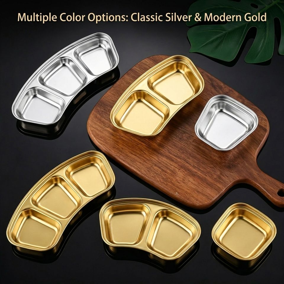 Korean Modern Customizable Eco-Friendly Plant Soy Sauce Plates 1/2/3 ...