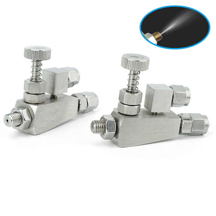 Stainless Steel Atomizing Nozzle Adjustable Siphon Small Flow Stripper ...
