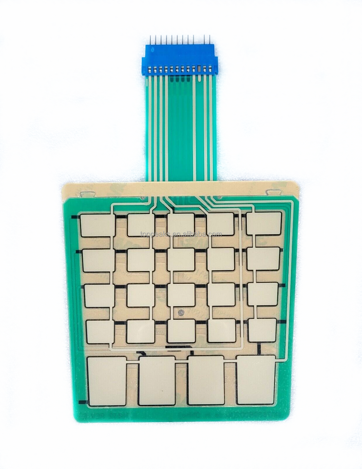 Preset membrane switch keyboard E-CIM Customer input keyboard PI ...