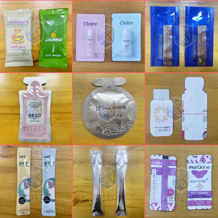 KL-160 Automatic Bottle Shaped Sachet Liquid Energy Gel Filling Packing ...