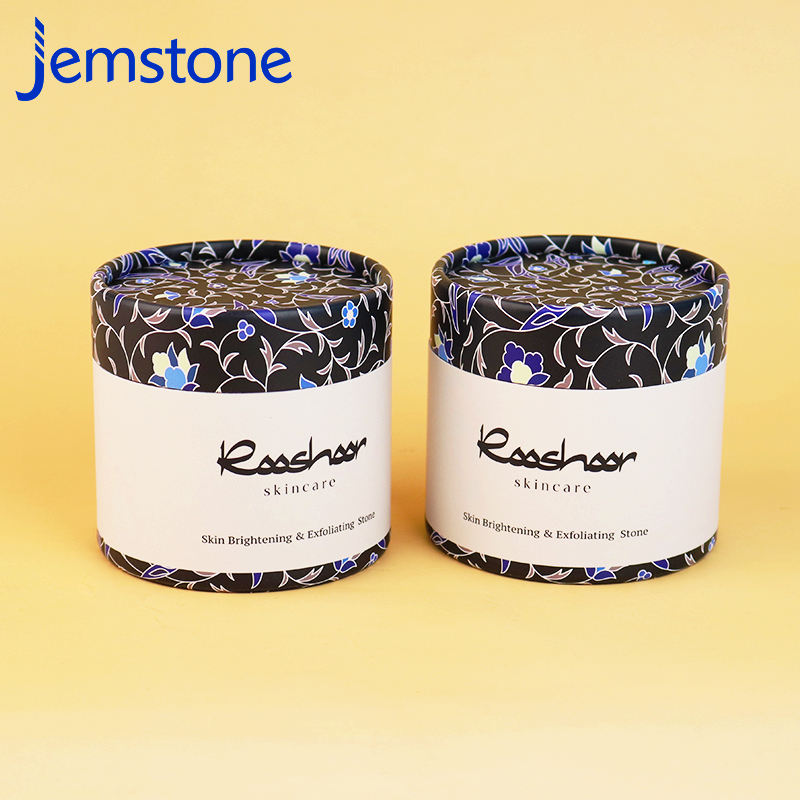 Custom Recyclable Cosmetic Cardboard Skincare Face Cream Cylinder Box ...