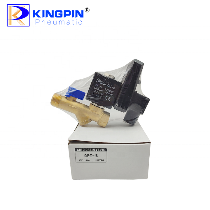 OPT-B 230VAC 50/60Hz Electronic Drain Solenoid Valve Drain Valve ...