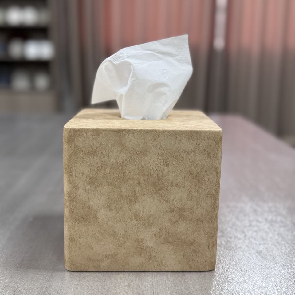 Resin Tissue Box Custom Color for Home High End Refillable Tissue Box ...