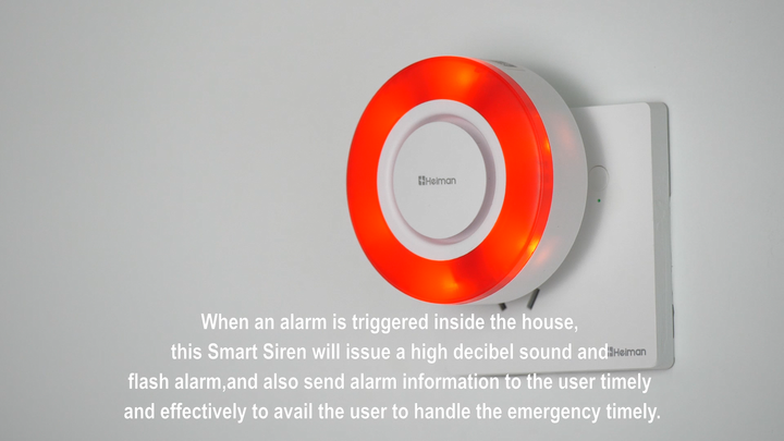 Wireless Smart Remote Control Siren With High Sensitivity For Home ...