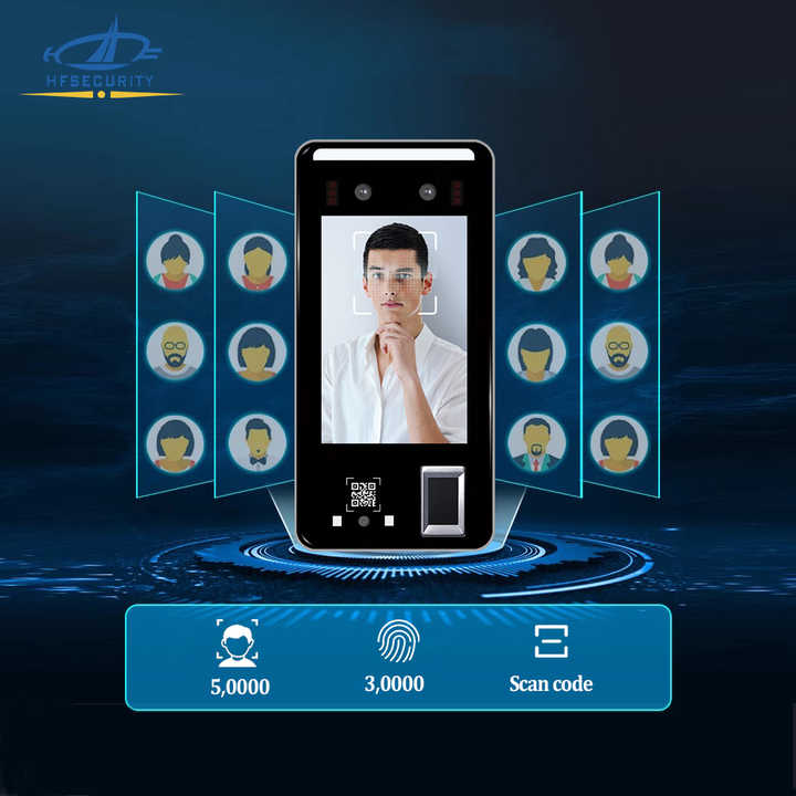 Hfsecurity Fr05 Wifi Cloud Software Face Recognition And Fingerprint Face Recognition Time And