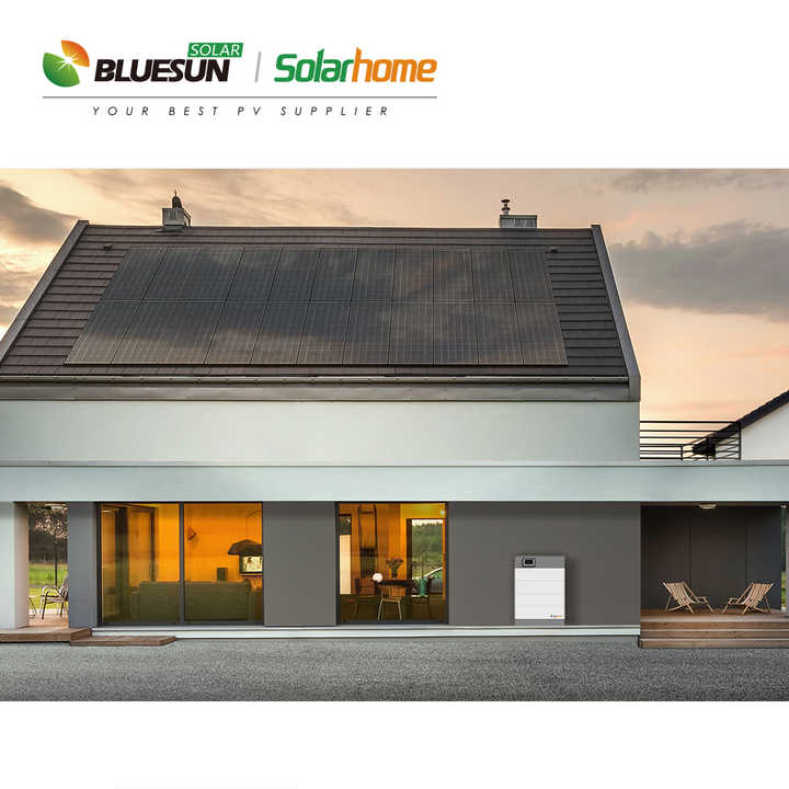 Bluesun Solar 15kw 20kw 30kw 12v 48V 51.2V 100ah 200ah Solaire Lithium ...