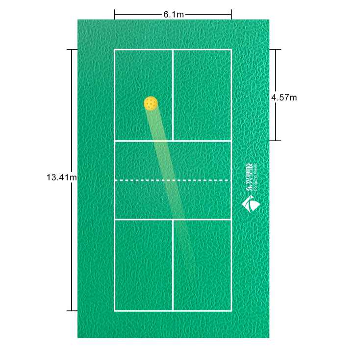 PVC Pickleball Court Flooring - Durable & Customizable