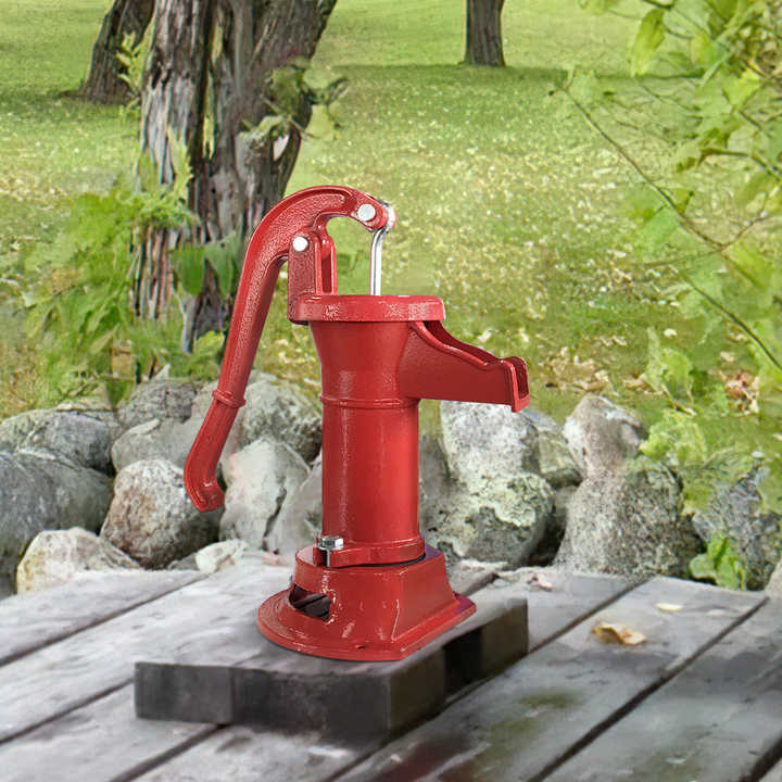 Cast Iron Manual Operate Hand Handle Garden Well Accessories Water ...