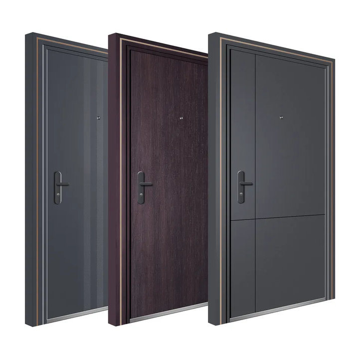 Factory Exterior Front Door Entrance Security Steel Door Front Security ...