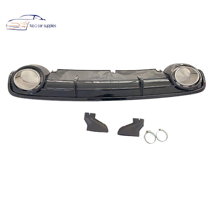 RS6 C6 Diffuser With Tailpipe New For Audi A6 C6 Refit RS Line Rear ...