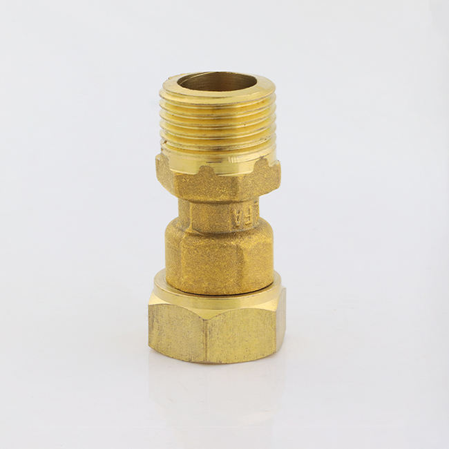 Male Female Straight Parallel Copper Water Pipe Connector Brass Free ...