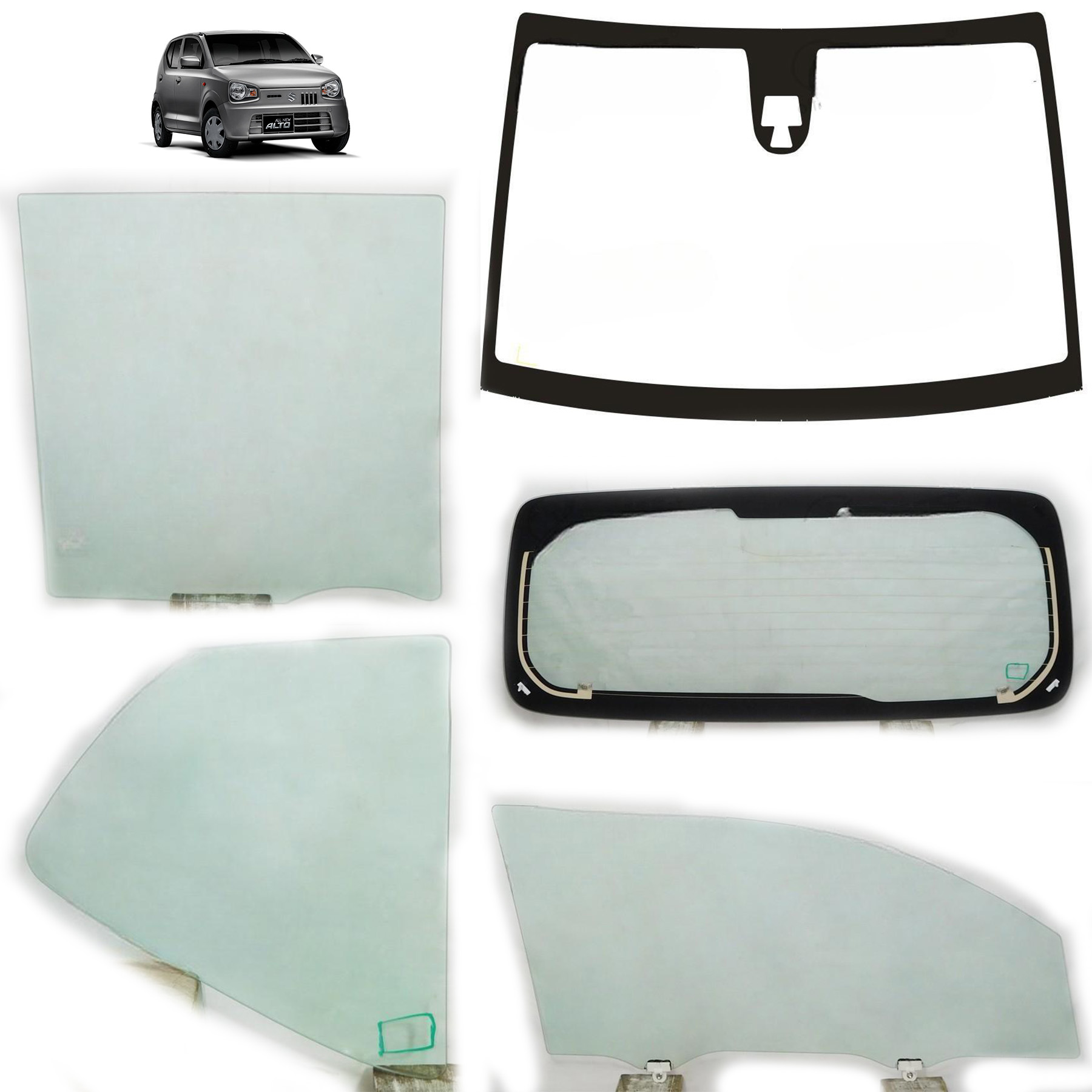 Alto windshield glass price store