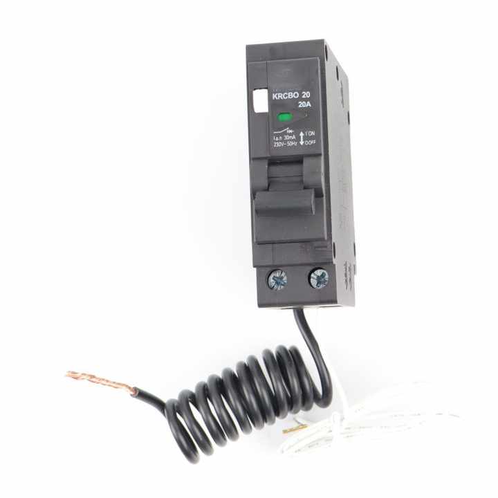 6A RCBO Plug-in Residual Current Circuit Breaker RCBO Residual Current ...