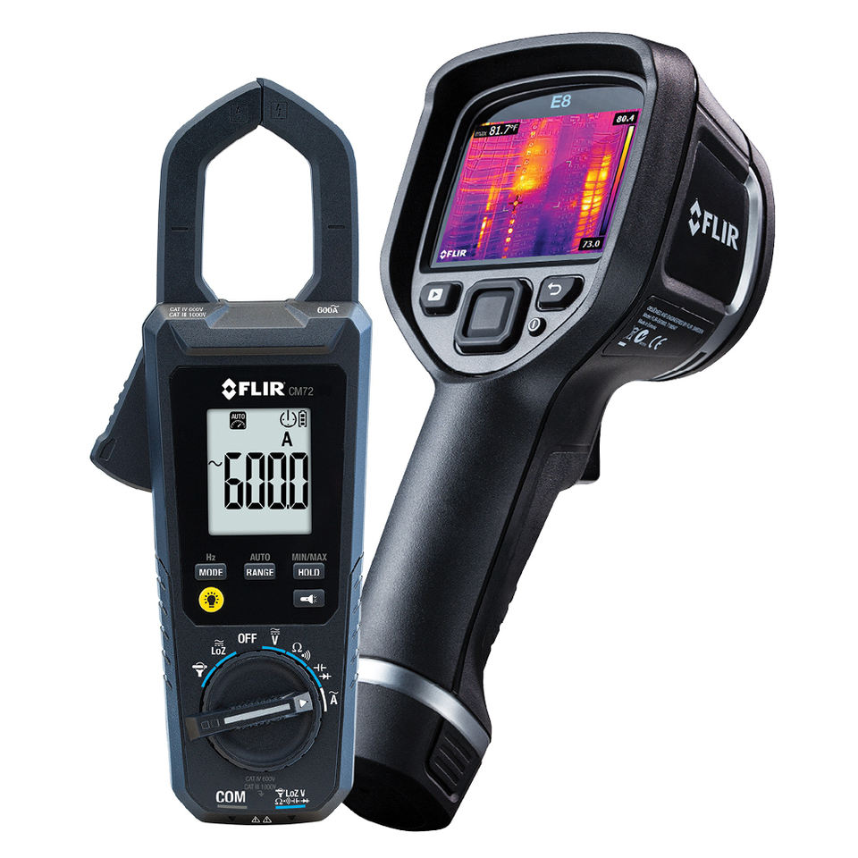 FLIR E8-XT WiFi热成像摄像机，具有CM74 320X240像素-20 → + 550 °C -4 → 1022 °F CCD传感 ...