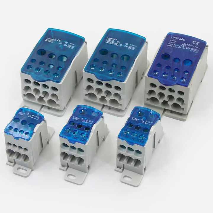 High Current Copper Terminal Block UKK 80A 125A 250A 400A 500A Din Rail ...