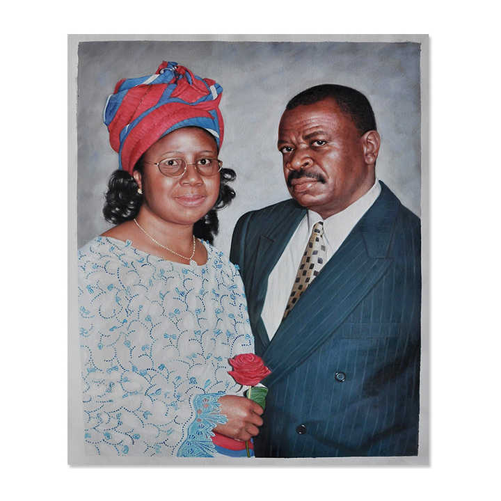 Professional Realistic Handpainted Portrait Oil Paintings