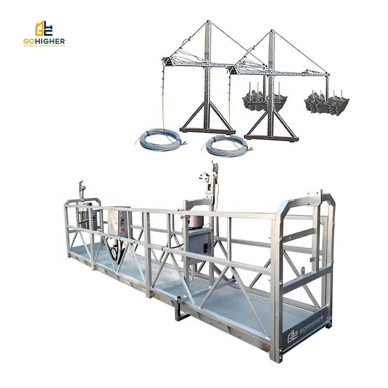 Construction Cradle Suspended Guindola Rope Hanging Scaffolding Zlp800 ...