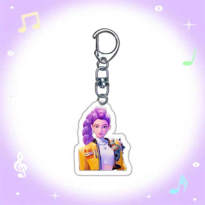 Wholesale Custom K-pop Demon Hunter Keychain Custom Acrylic Keychain in ...