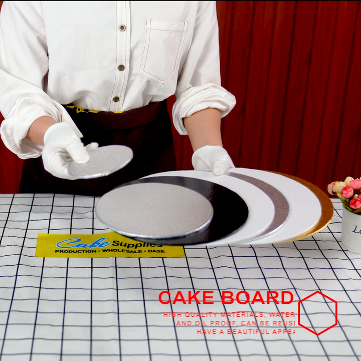Custom High Quality Smooth Look Cake Drum Board Personalizado 6/8/10/12 ...