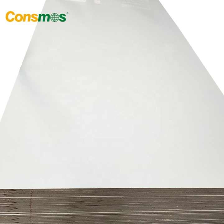 Titanium White HPL Fireproof Veneer Laminated Plywood Sheet