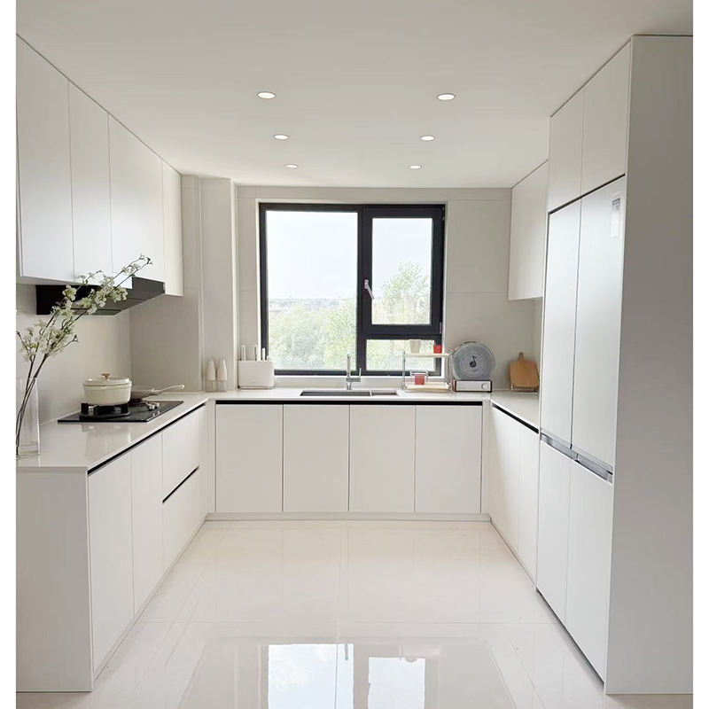 Full House Custom Kitchen Cabinet Set Modern Minimalist Cabinetry with ...