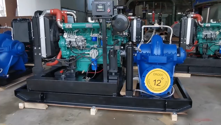 1000 GPM Double Suction Centrifugal Diesel Engine Water Pump for Fire ...