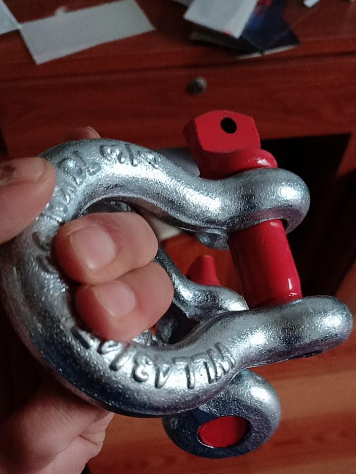 Factory direct sale galvanized steel forged screw pin anchor bow ...