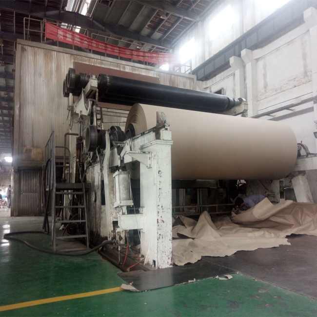 GR-3800mm Reclaimed Cowhide Paper Manufacturing Machine Waste Paper ...