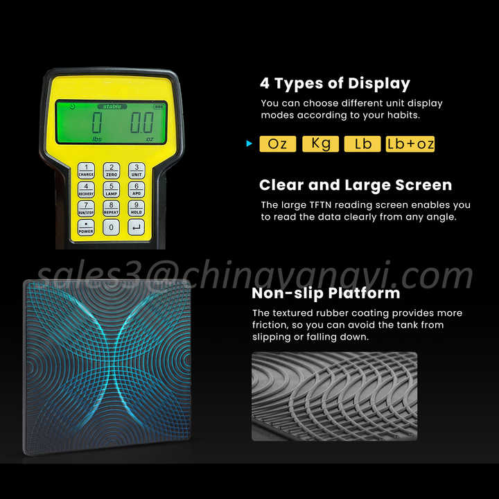 Programmable Refrigerant Charging Weight Scale for HVAC