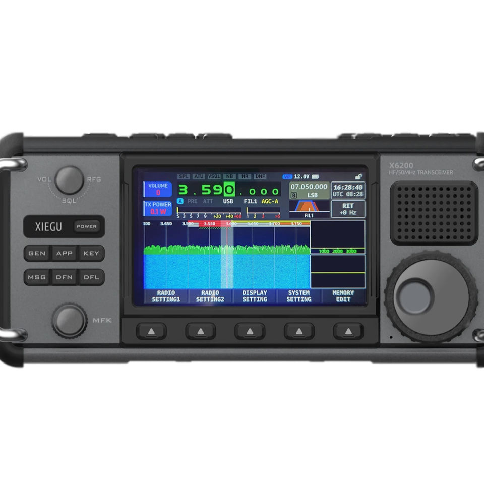 Xiegu X6200 Compact HF Amateur Radio Transceiver - Digital Mobile Radio ...