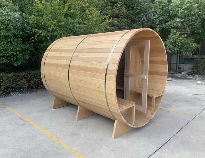 Saunaking Outdoor Steam Barrel - 3-4 Persons Capacity