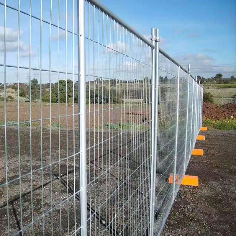 Galvanized Steel Temporary Fence Panels for Construction Yard Use ...
