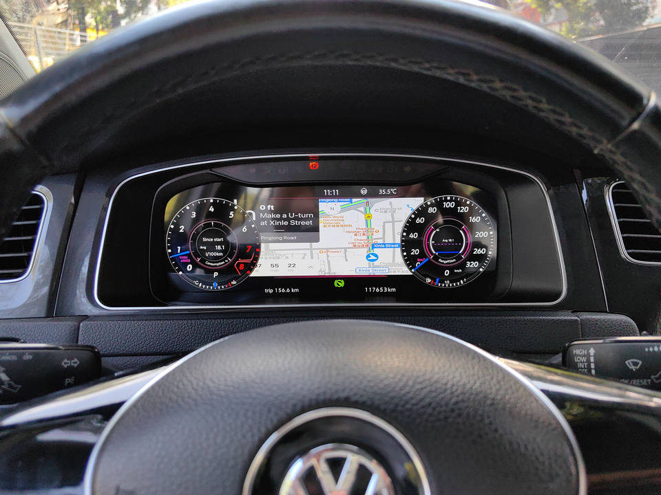 For Volkswagen Golf MK7/MK7.5 2013-2020 12.3" 1920*720 LCD Tachometer ...