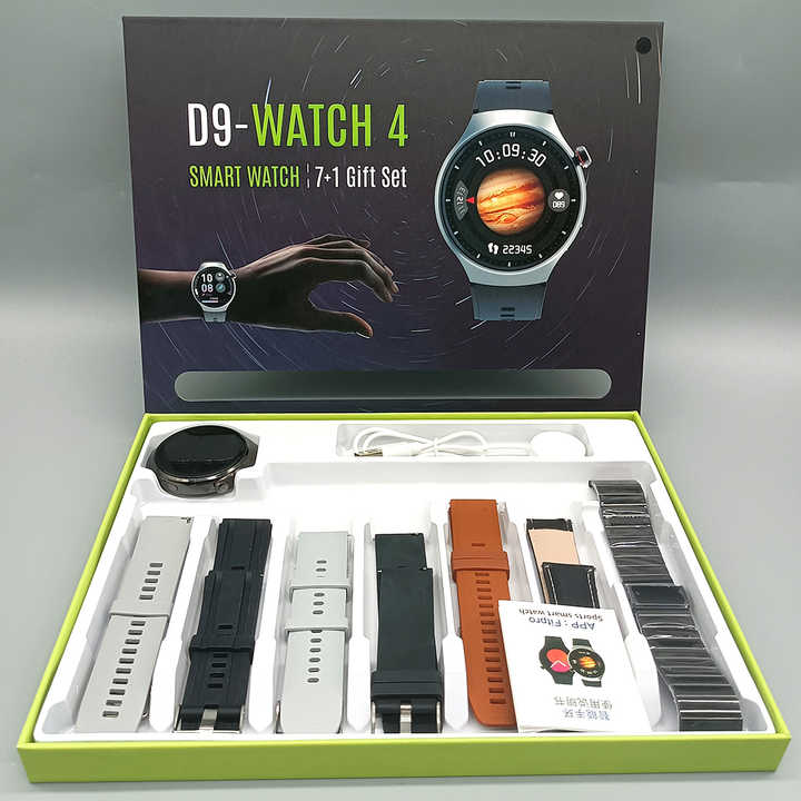 D9-Watch 4 Compass Heart Rate Exercise Sleep Health Monitoring Wireless ...