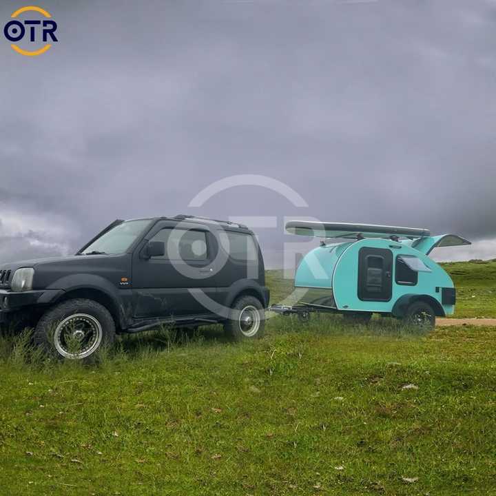 Modular Travel Trailer Home - Unimog Car Towing Camper Van