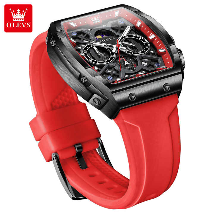 OLEVS 2942 Sport Chronograph Quartz Watch for Men - 3atm Waterproof