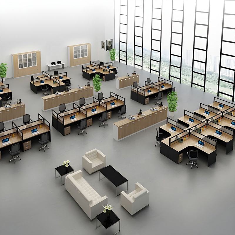 Modular Office Cubicle Workstation Desk Office Desk Furniture Staff ...
