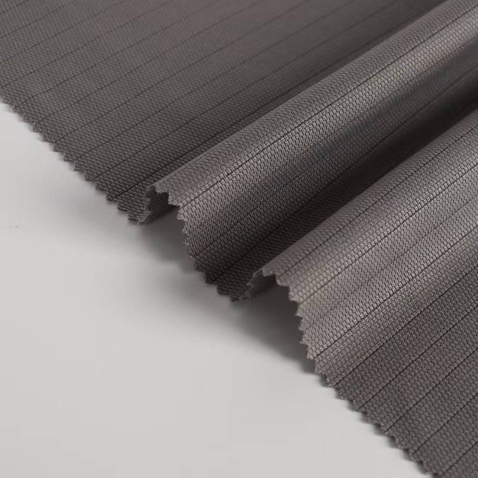 96%Polyester4%Carbon Fiber Anti-static ESD Weft Knitted Pique Polo T ...