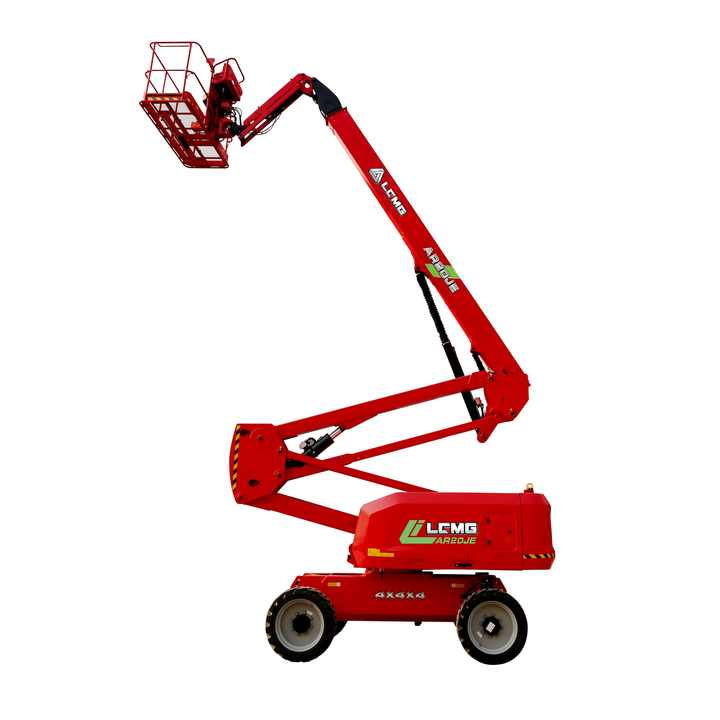 LGMG Electric Articulating Boom Lift 21.58m 260kg with 45% Gradeability ...