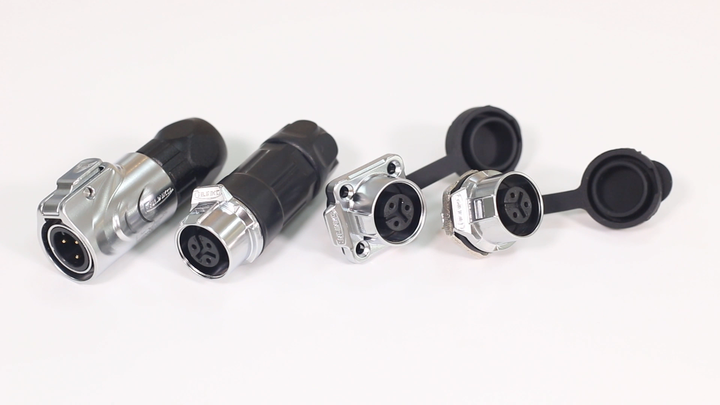 CNLINKO M12 Power Adapters Plug Socket 2 Pin Extension Wire Metal ...