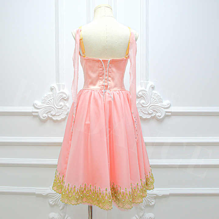 R0395 Professional High Quality Girls Pink Ballet Stage Performance ...