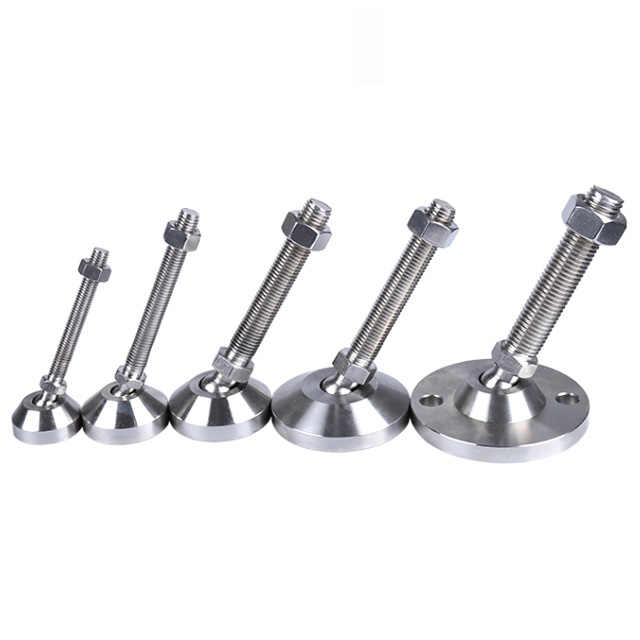 Stainless Steel Heavy Duty Leveling Feet - Adjustable & Durable