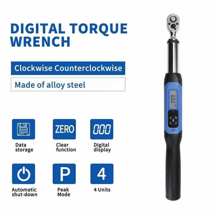 1/4 30N Digital Precision Torque Wrench with Wireless Data Transmission ...